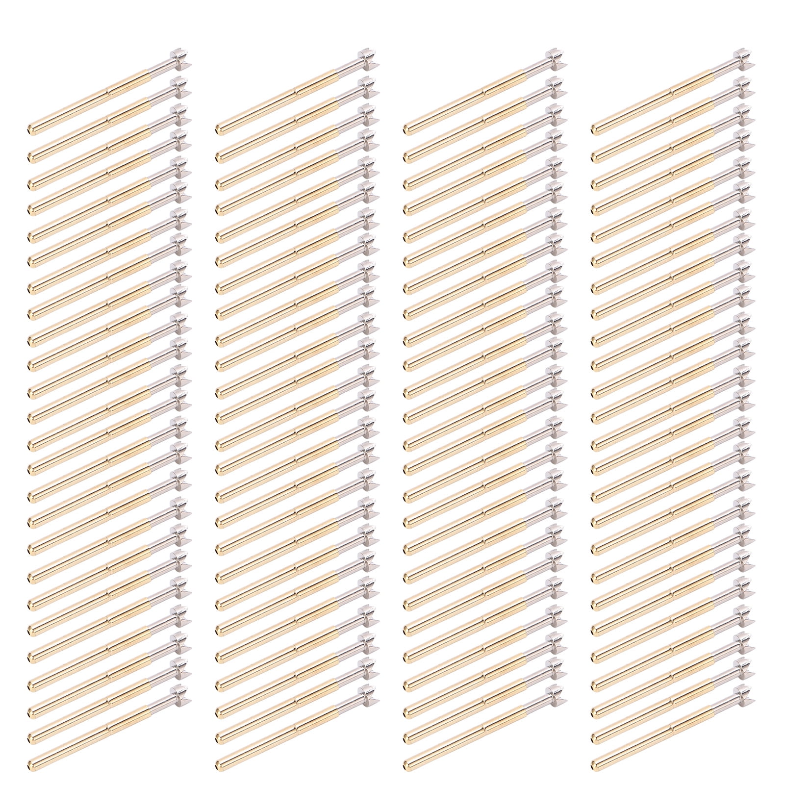 Pogo Pin,100pcs Pogo Pin 4 Spring Test Probe Pogo Pin PCB Testing Pogo ...