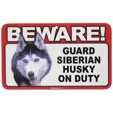 Beware Guard Dog On Duty Sign - Chihuahua (Long-Haired) - Walmart.com