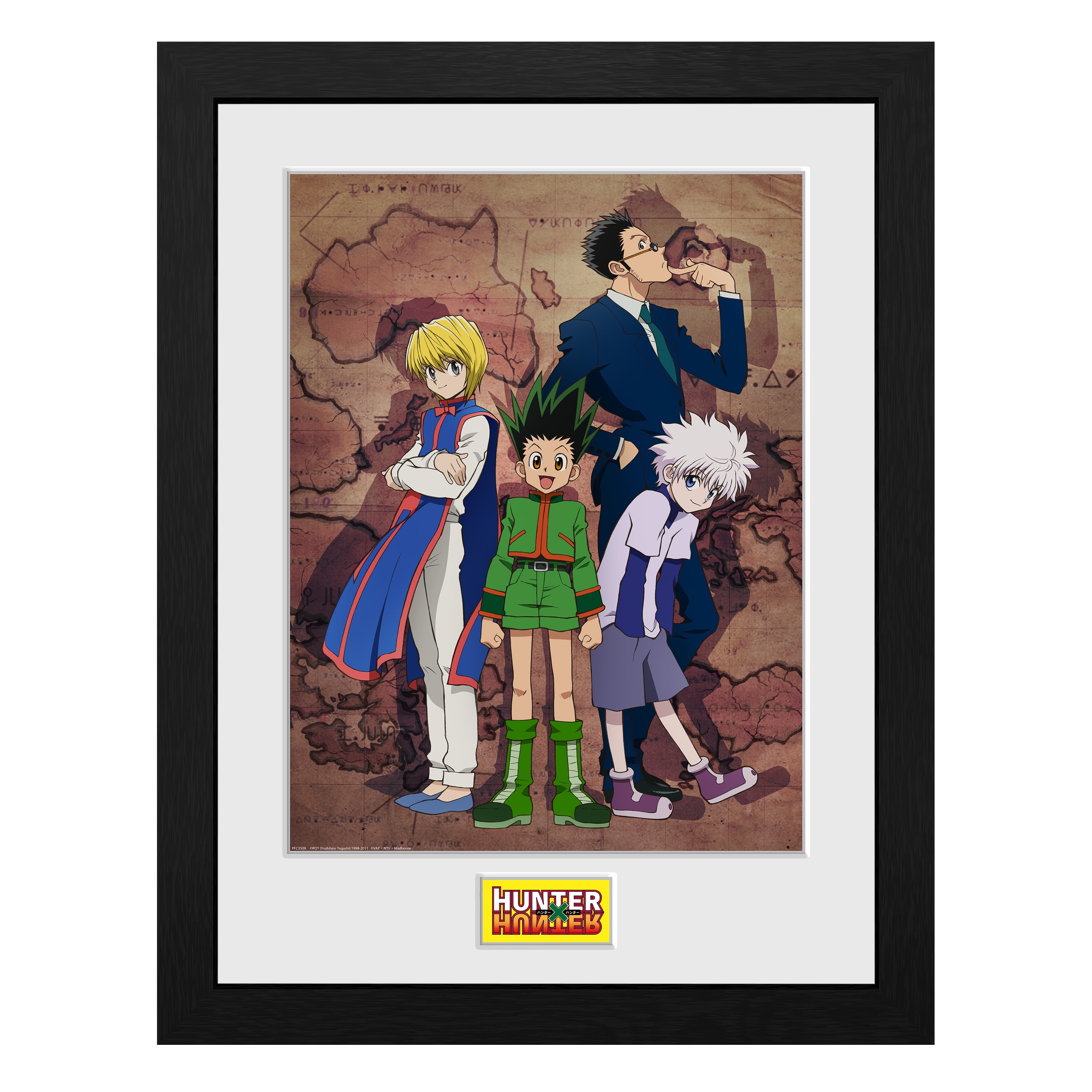 ABYstyle Hunter x Hunter Map Framed Poster Print 12" x 16" - Walmart.com