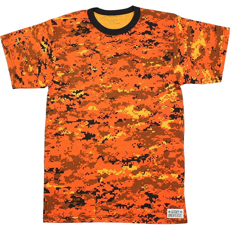 Orange Digital Camo