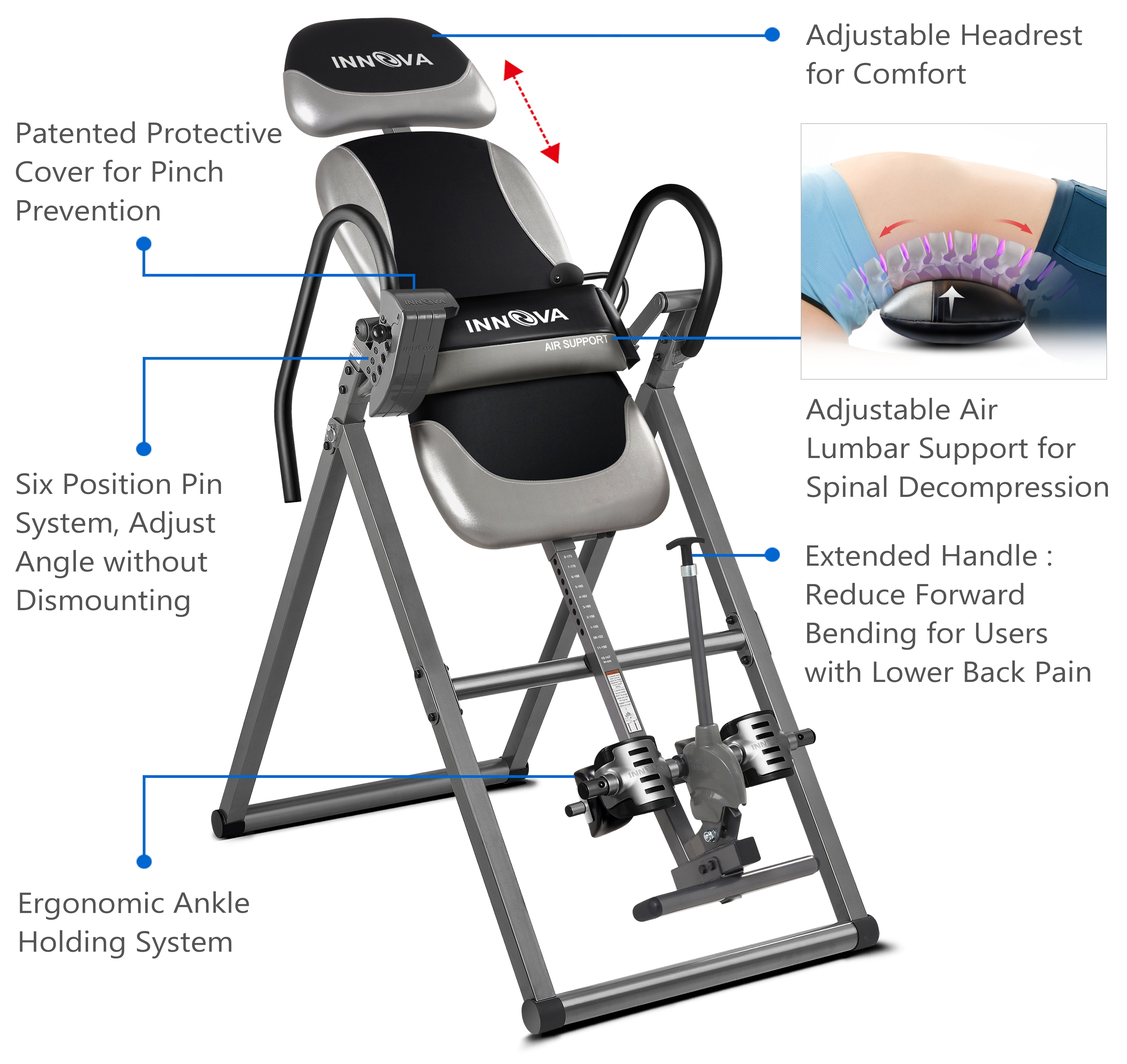 Innova ITX9900 Heavy Duty Inversion Table - Air Nepal | Ubuy