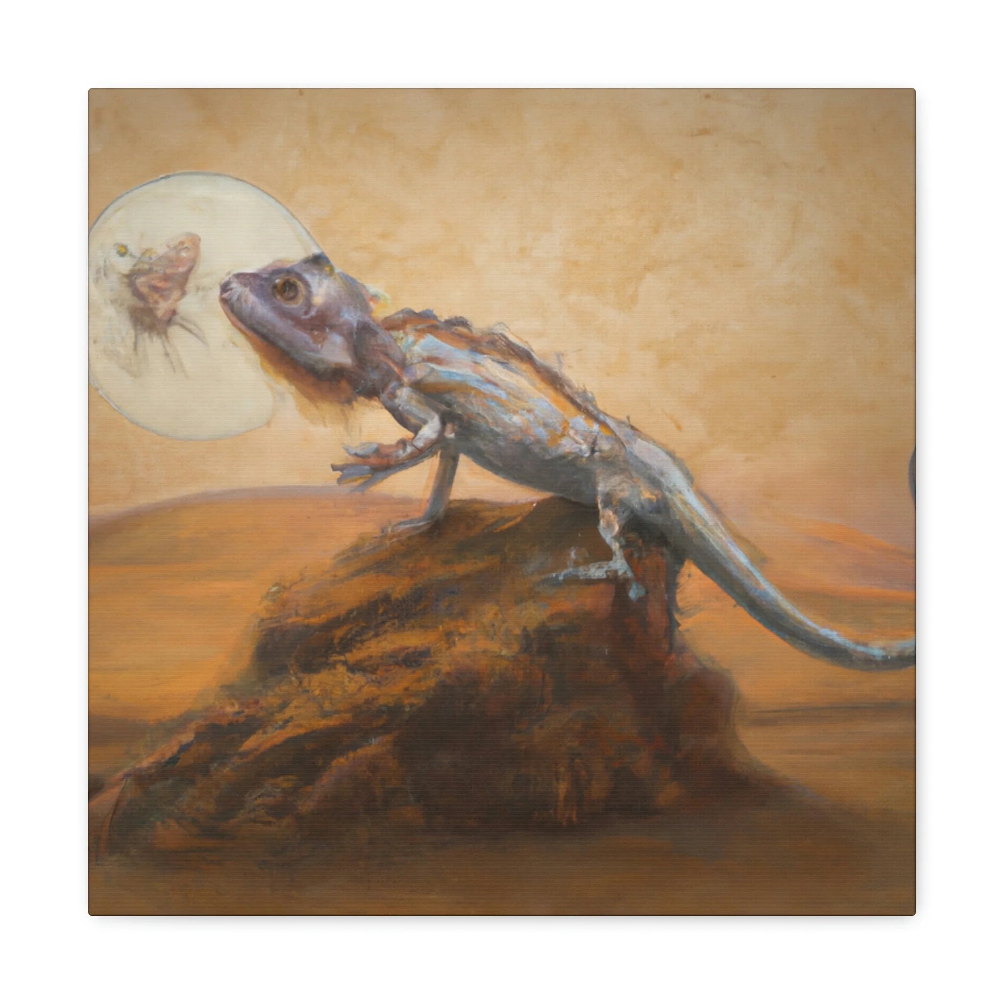 Horned Lizard Triumphant - Canvas - Walmart.com