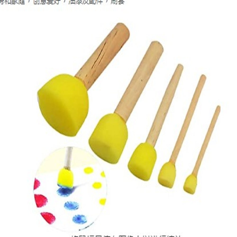 yuyomalo Mushroom head sponge brush seal round children rubbing tool ...