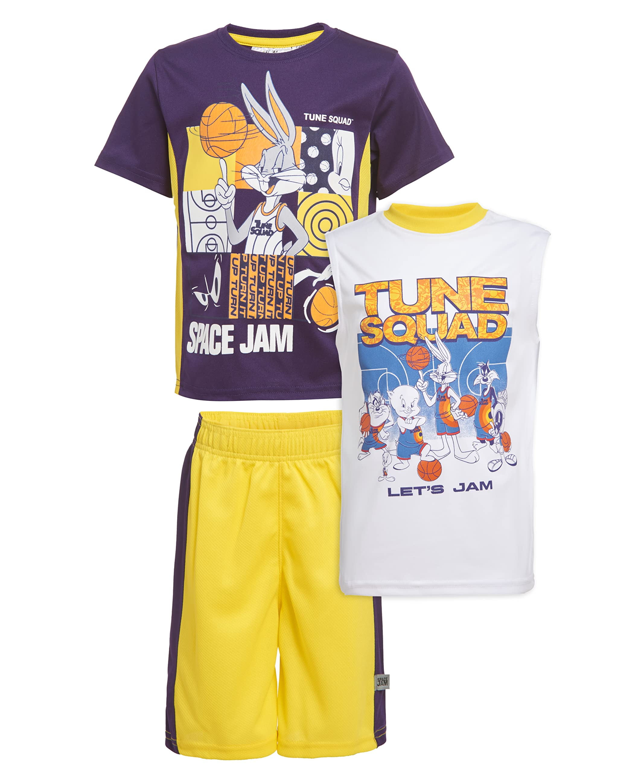 SPACE JAM 2 A New Legacy Looney Tunes Boys Performance 3 Piece T-Shirt ...