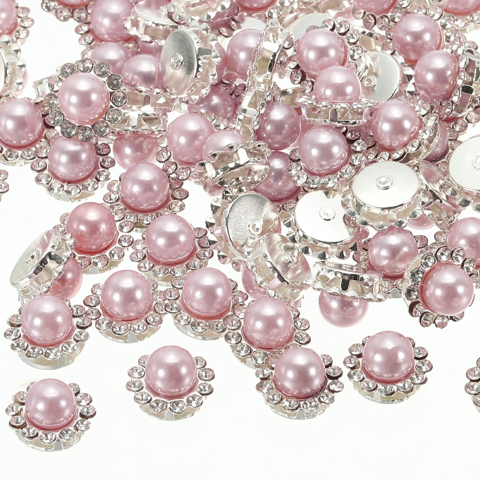 Click here for Unique Bargains 12 Mm Pearl Sew On Rhinestones Met... prices