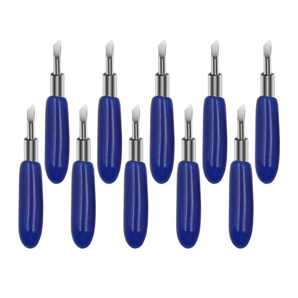 10 Pieces Professional degree Carving Craft Sharp DIY Refill Tool ...