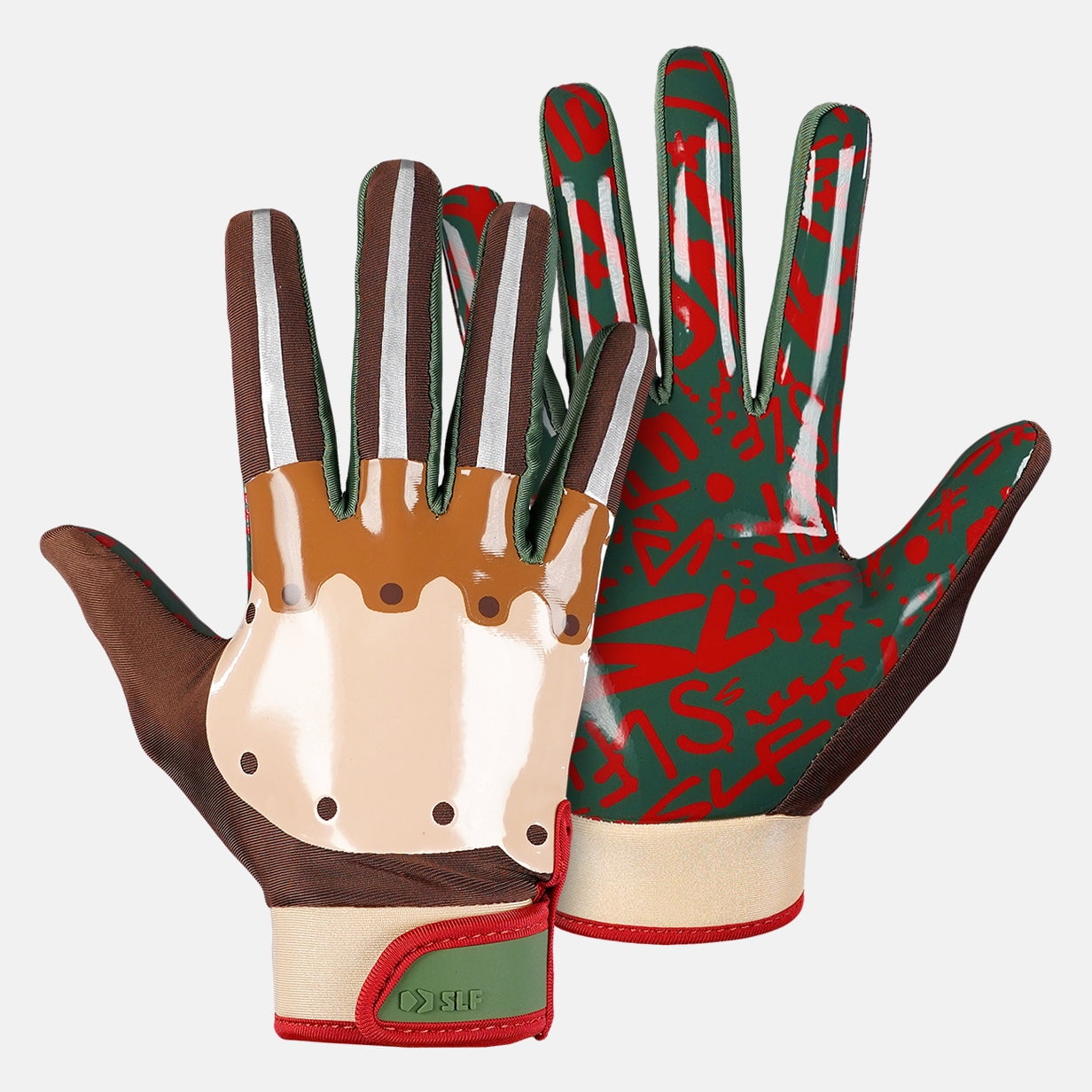 Nightmare Sticky Football Receiver Gloves - Walmart.com