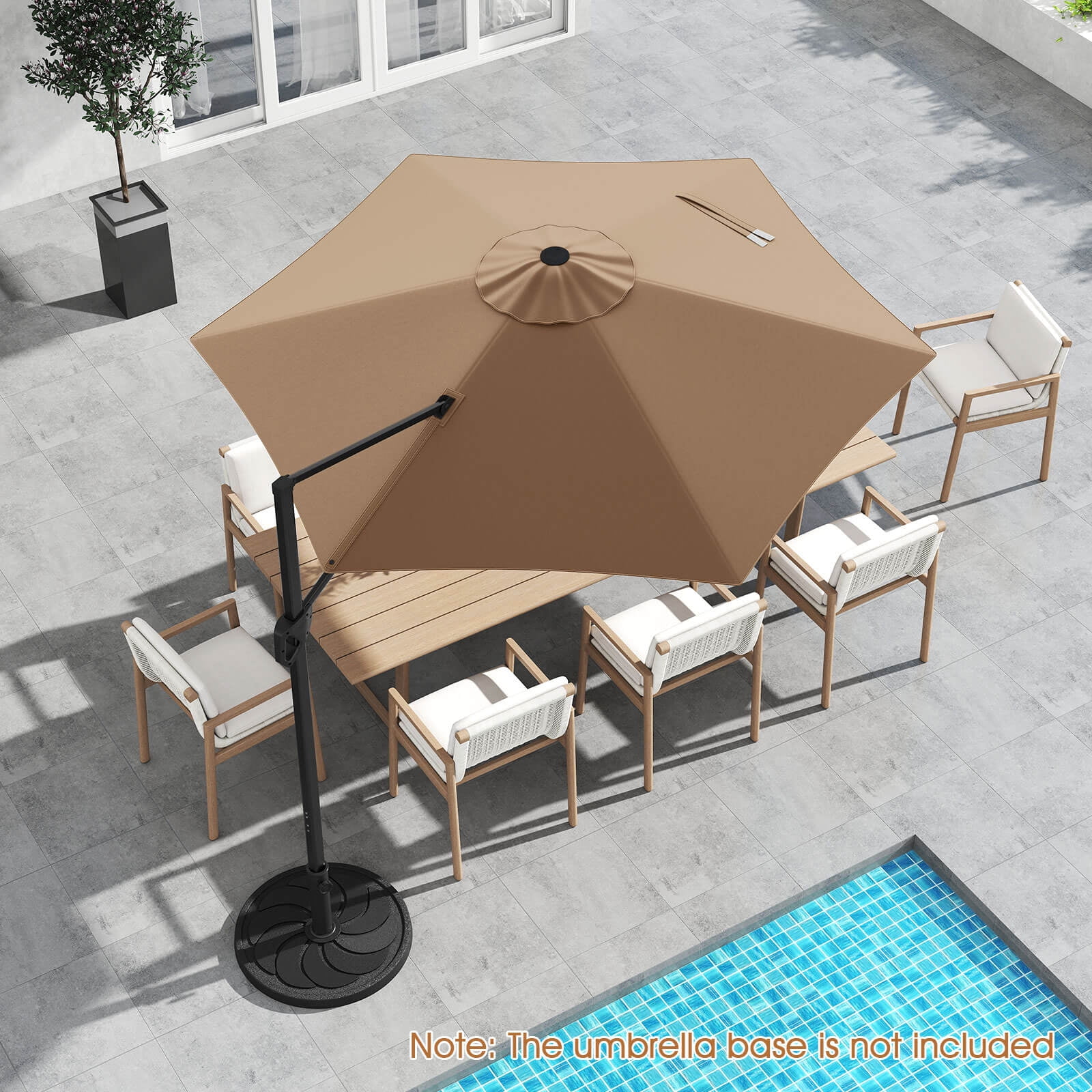 Click here for Costway 9 Ft Cantilever Patio Umbrella Offset Hang... prices
