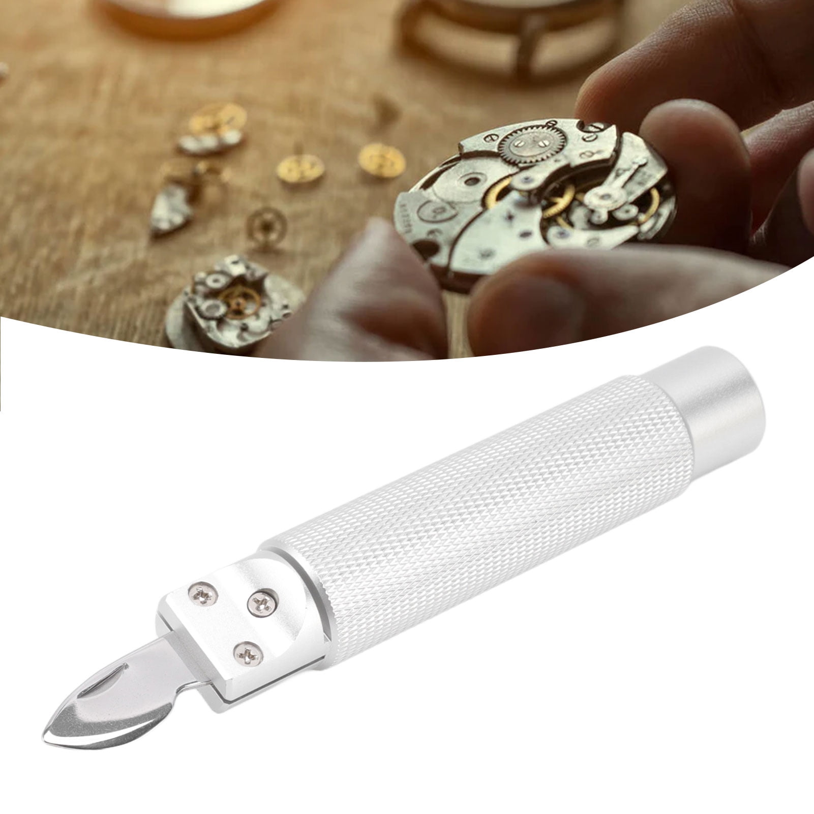 Mira el Cuchillo Pry, La Cuchilla Curva de Cuchillo de Cierre de Plata ...