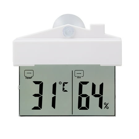 Hongchun Vision digital window thermometer, with large display to read ...