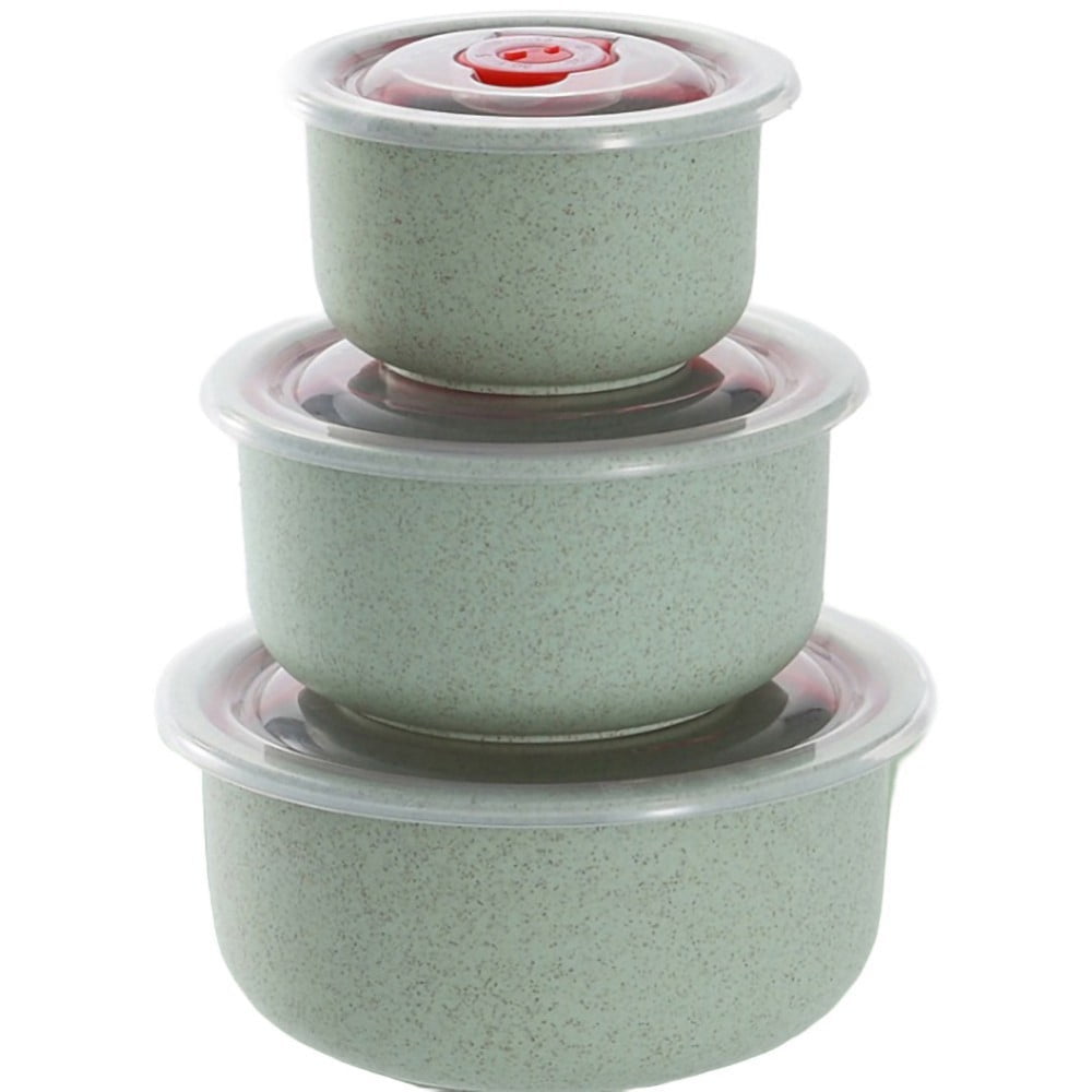 Click here for Debgfs 3pcs Ceramic Nesting Bowls With Lids Food S... prices