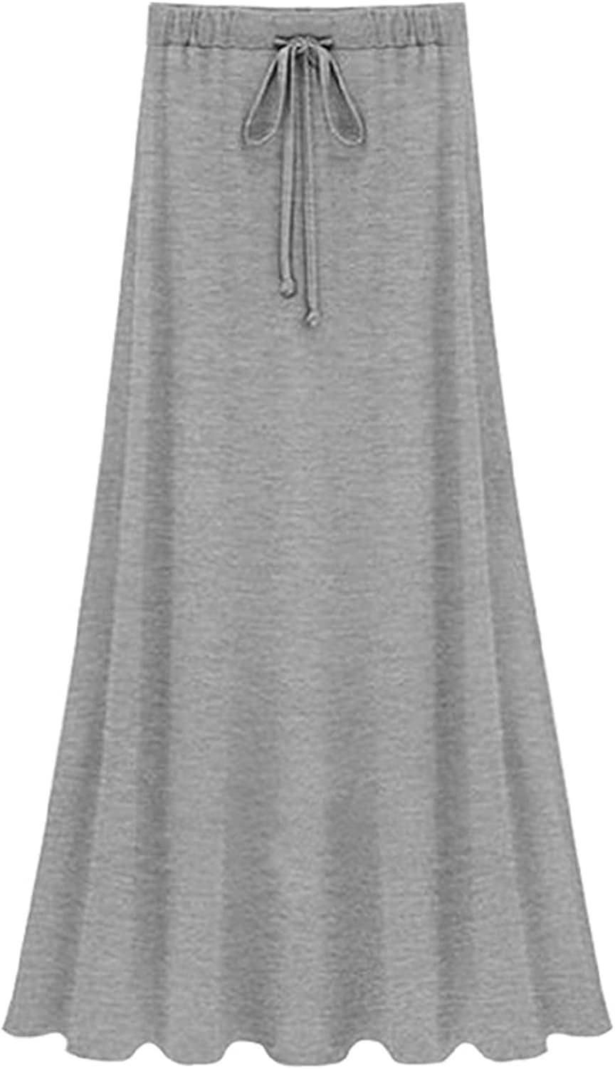 PIKADINGNIS Women's Drawstring Waist Slim Fit Fleece-Lined Slit A-Line ...