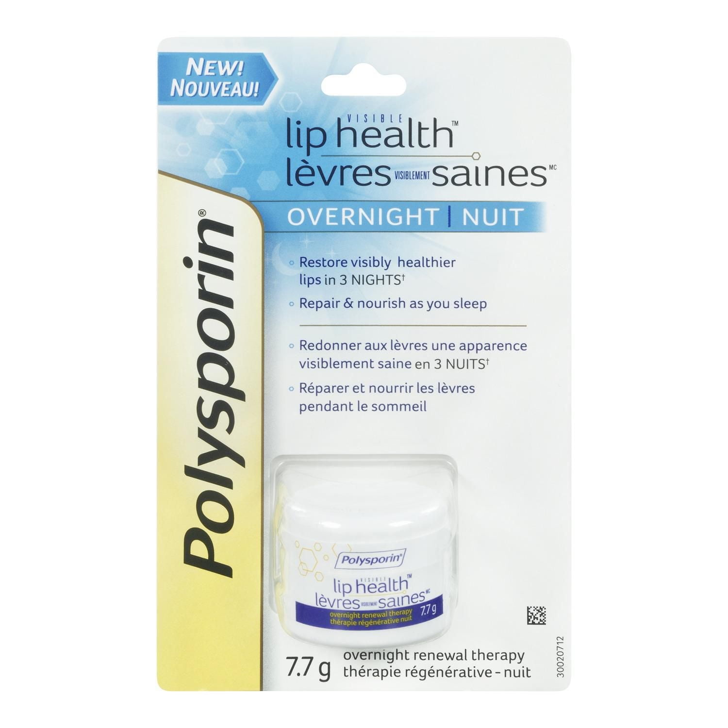 Polysporin Visible Lip Health Overnight Renewal Therapy - Walmart.ca