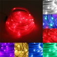 Waterproof 50LED Solar Rope Tube Lights Led String Strip Decorative ...