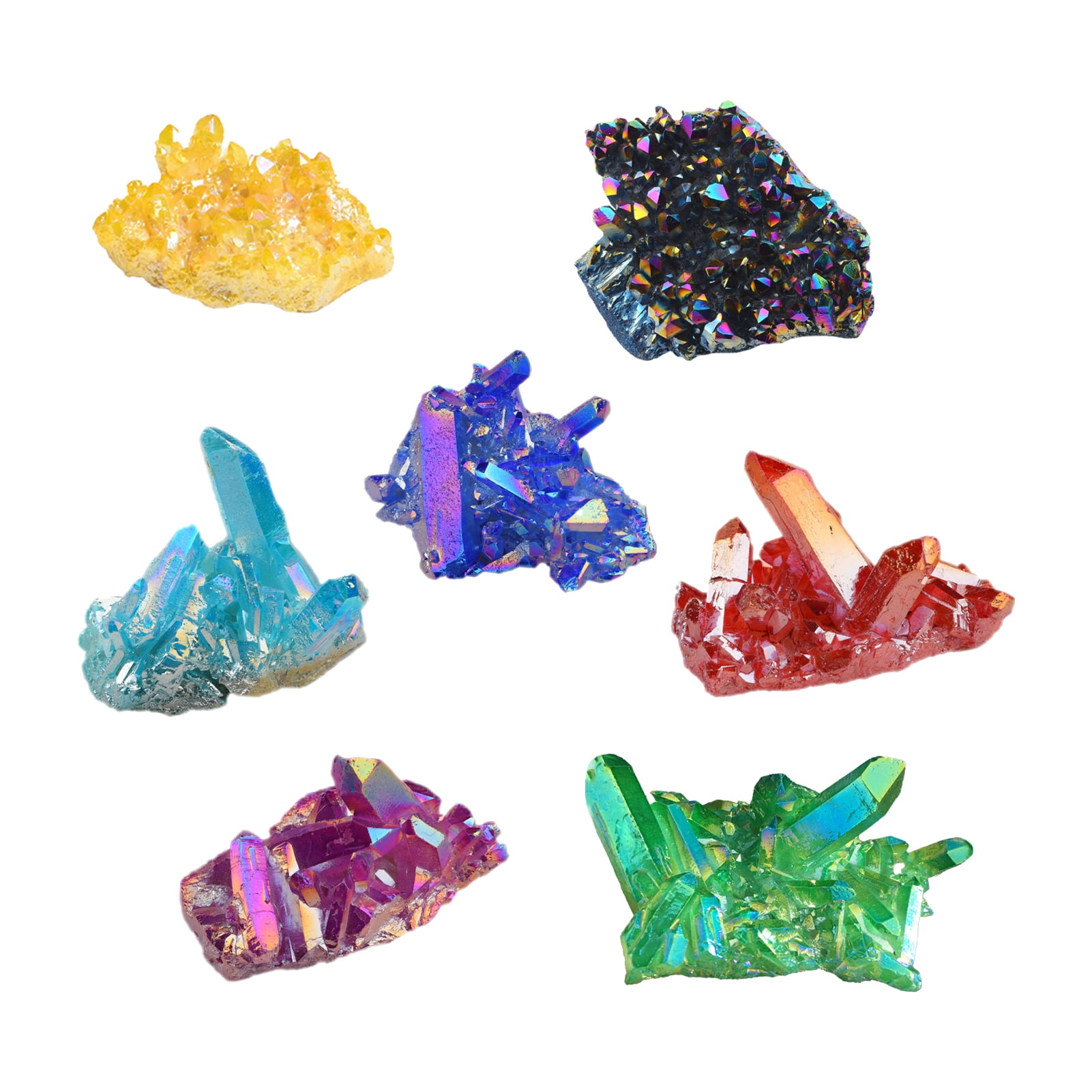 Dream Lifestyle Natural Crystal Cluster, Quartz Drusy Geode Gemstone ...