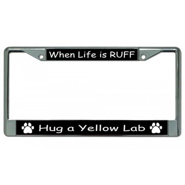 Nuclear Powered Yellow Black, Radiation Biohazar License Plate Tag ...
