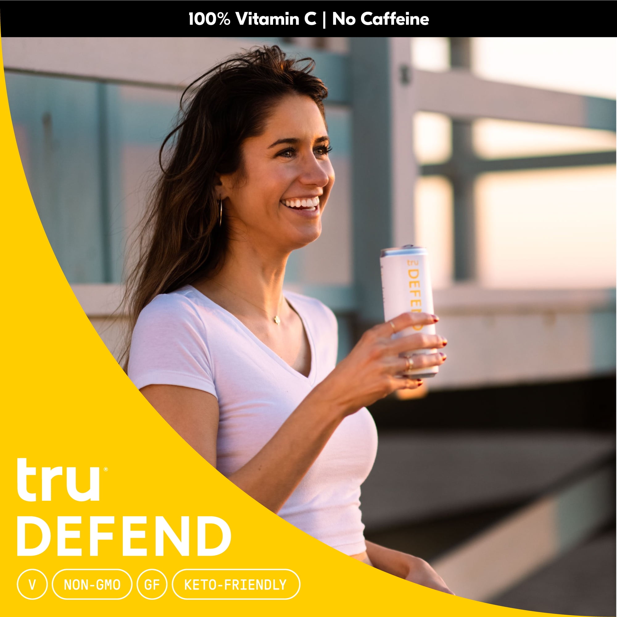 Buy Tru Defend Immunity Support Vitamin Drinks (4-Pack) Turmeric Ginger ...