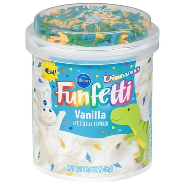 Pillsbury Funfetti Bold Purple Vanilla Frosting, Creamy Cupcake Icing ...