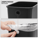 MoNiBloom 10 Gallon Dual Compartment Trash Can, 2 x 5 Gallon Inner ...