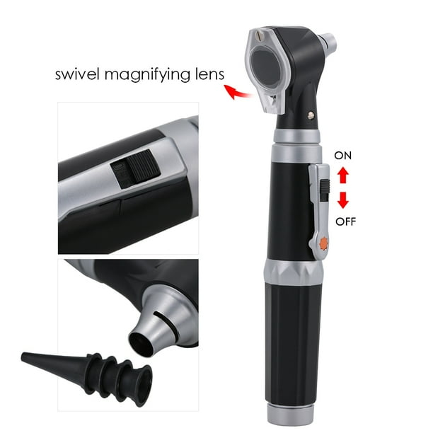 Endoscope With LED, 3x Magnification Visual Otoscope With Ear Light For ...