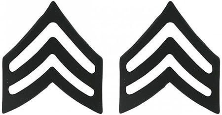Subdued - Military Sergeant Pin-On Insignia Pair SGT - Walmart.com