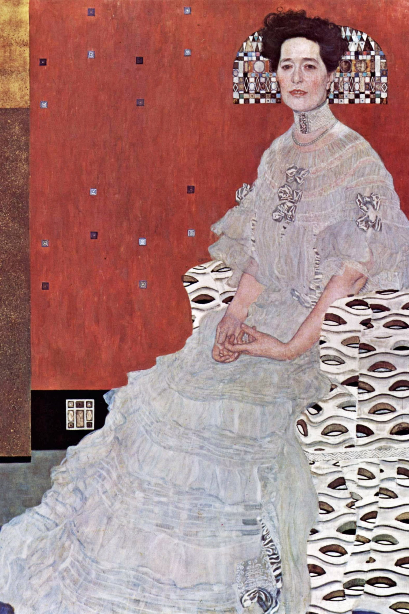 24x36 gallery poster, Portrait of Fritza Riedler 1906 by Gustav Klimt ...