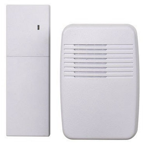 Heath Zenith SL-7357 Wireless Plug-In Door Chime Extender, White ...