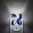 Blue White Plug-in LED Night Lights Gradient Art Auto Dusk-to-Dawn ...