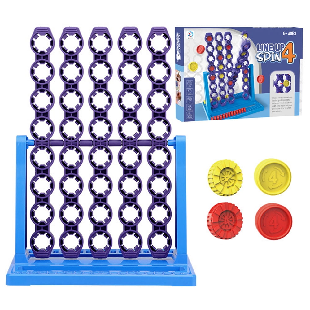 Características del juego Connect 4 Spin Cuadrícula Spinning Connect 4 ...