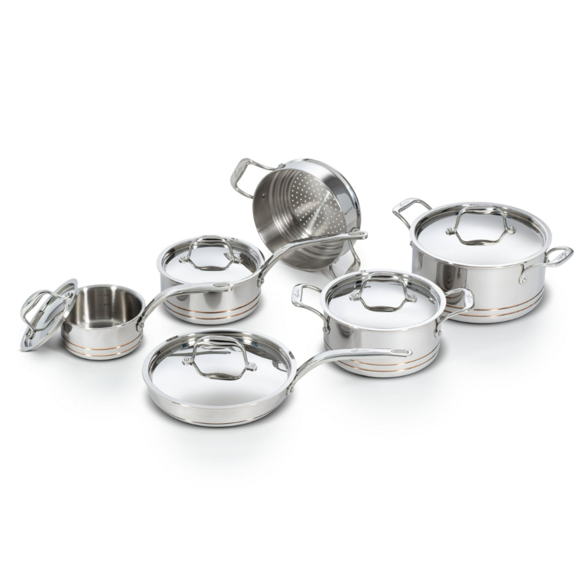 Click here for Lagostina Copper Core Pots And Pans  5-Ply 11 Piec... prices