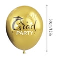 Graduation Party Balloon Set – 12 Inch Latex Balloons with Confetti ...