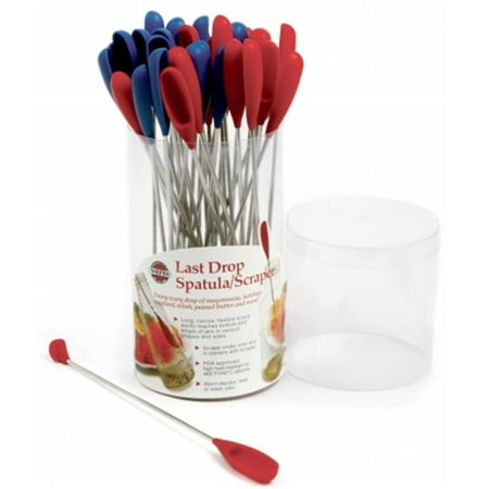 Norpro 3140D Assorted Silicone Last Drop Spatula - Case of 36 | Walmart ...