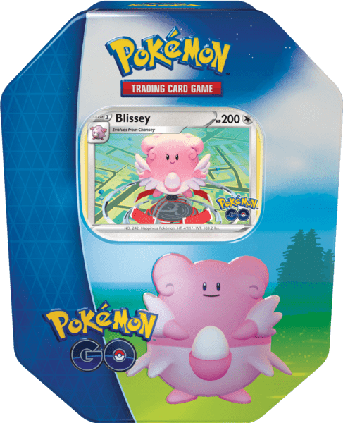 Pokémon Trading Card Games: Pokemon Go Shallow Tin - Blissey - Walmart.com