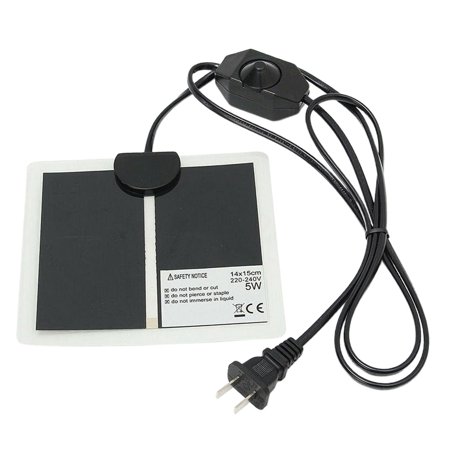 Adjustable Pet Reptile under Tank Heating Pad, Terrarium Heating Pad ...