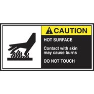 Accuform Cylinder Label,2 inx5 1/4 in,Vinyl MCSLARG - Walmart.com