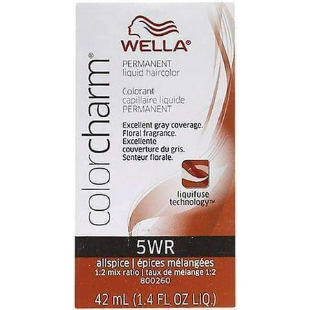 Wella Color Charm Permanent Liquid Hair Color - 5WR Allspice | Walmart ...