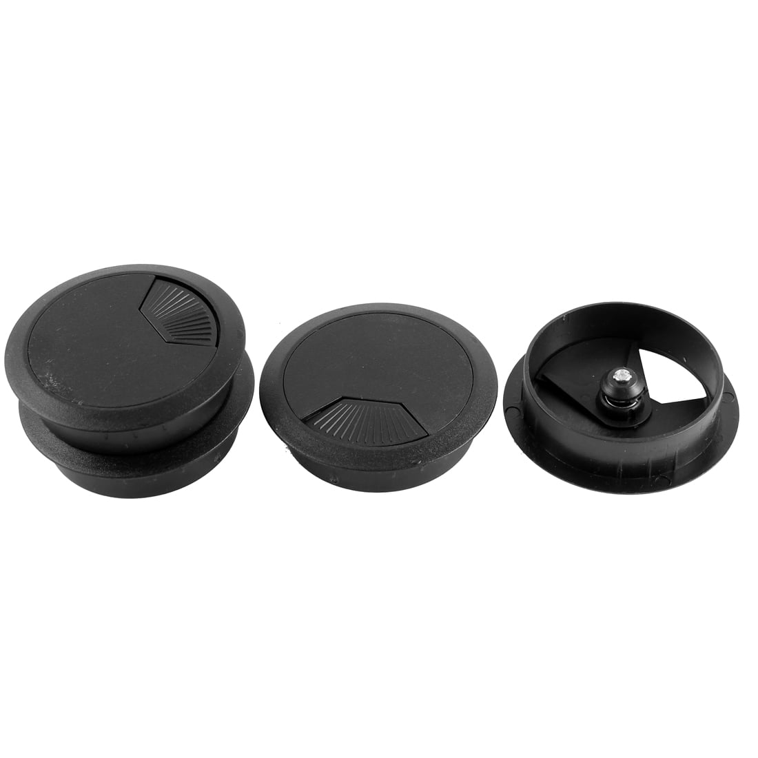 4Pcs 53mm Mounting Hole Diameter Computer Desk Table Counter Top Wire ...