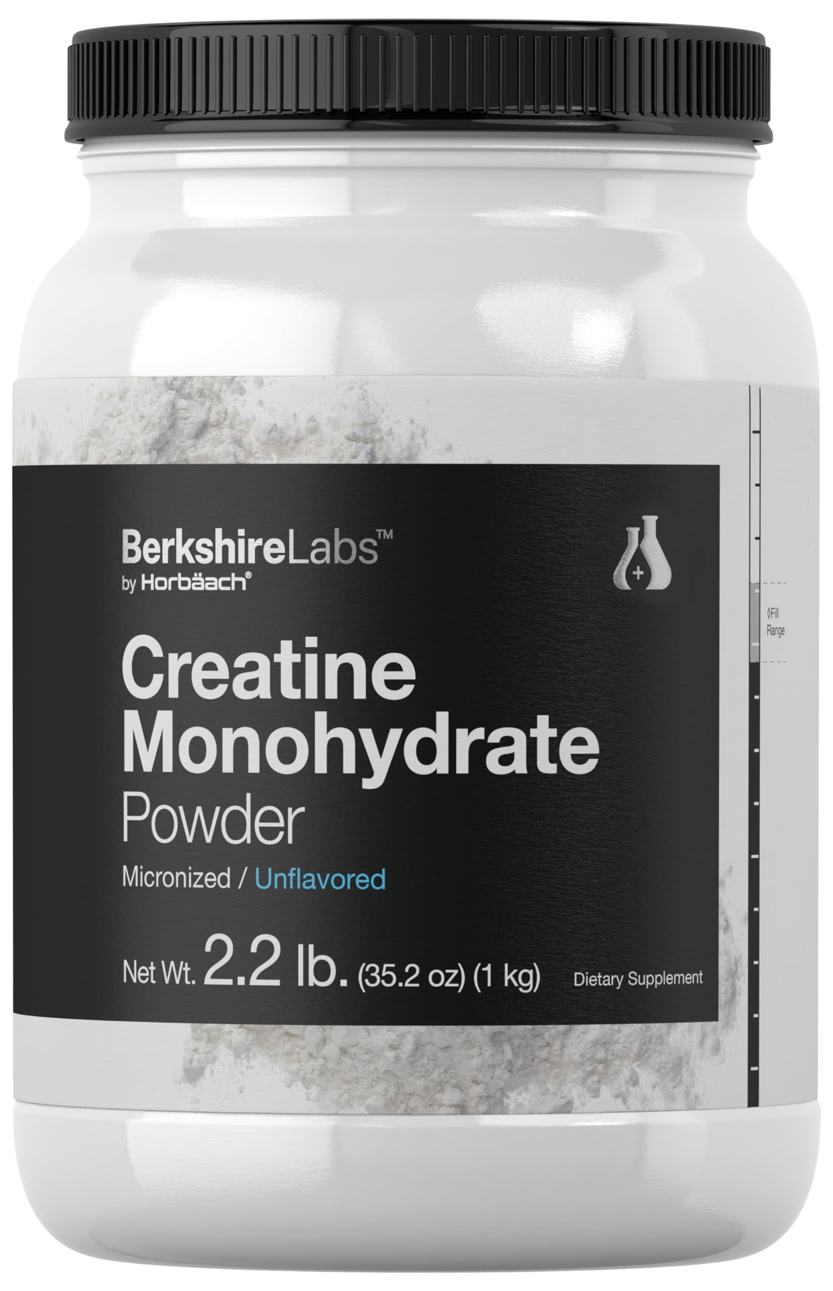 Suplemento Horbäach de monohidrato de creatina en polvo, 1 kg | Bodega ...