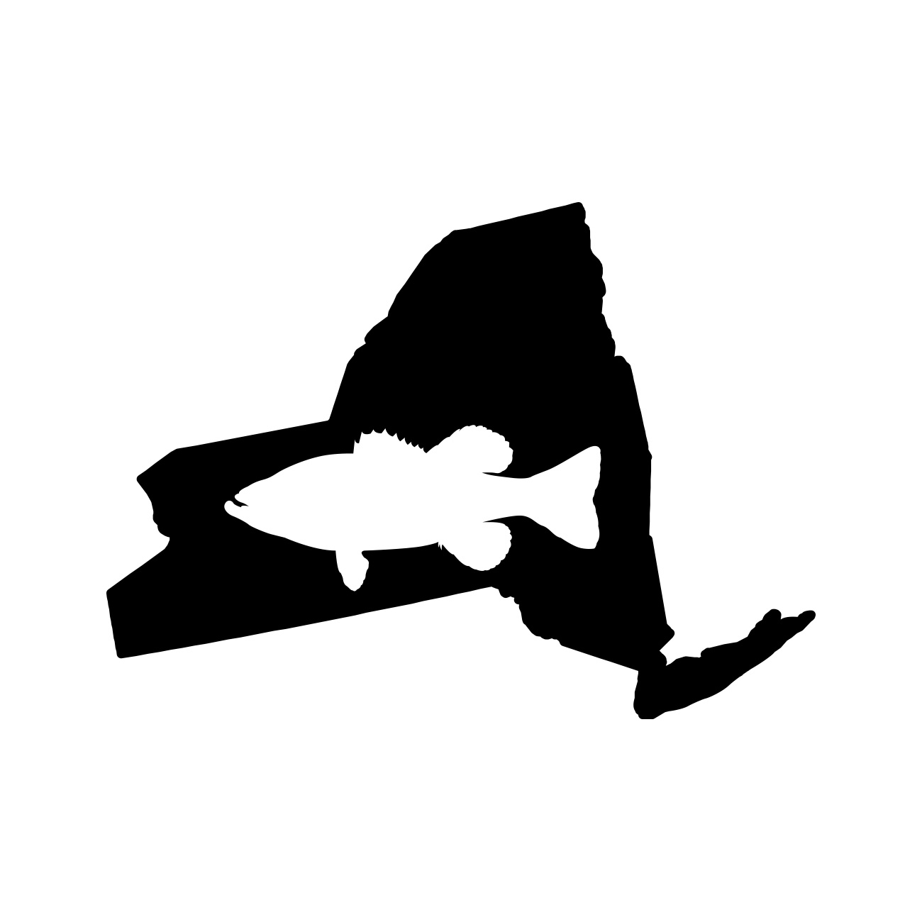 New York Bass Sticker Decal Die Cut - Self Adhesive Vinyl ...