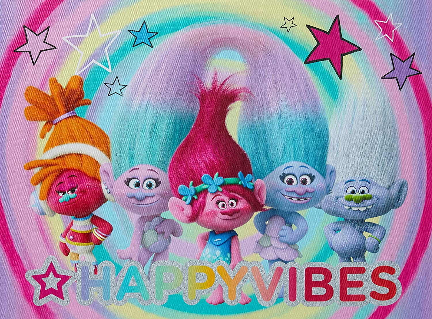Dreamworks Trolls LED Canvas Wall Art Children's Decor 14x11 Inches ...