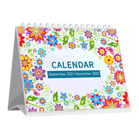 2022 Monthly Countdown Suitable Desk Calendar For School Office And ...