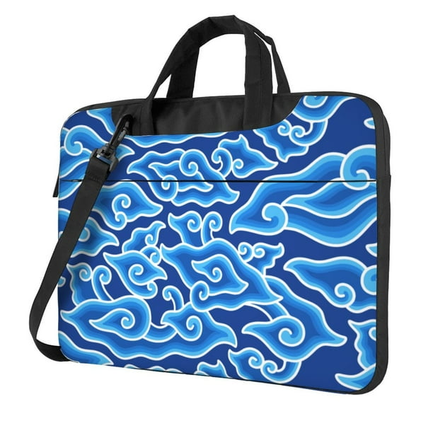 Abstract Blue Cloud Laptop Bag, 14 inch Laptop or Tablet, Business ...