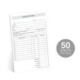 Simply Classic 2-Part Carbonless Order Form Pad / 50 Sets / 5.5" x 8.5 ...
