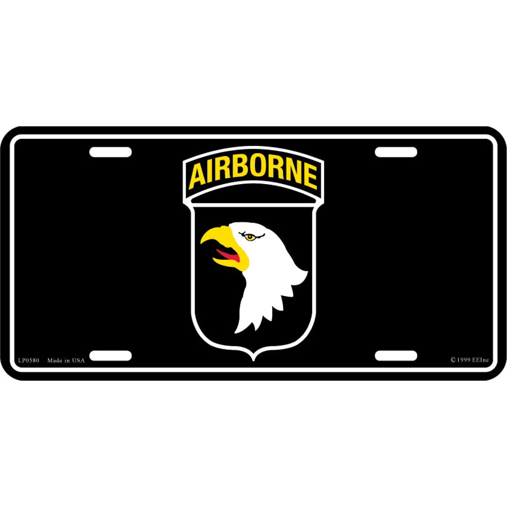 US Army 101st Airborne License Plate - Walmart.com