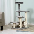 40" 5-Level Revolving Stair Cat Tree, Spiral Climbing Activity Tower ...