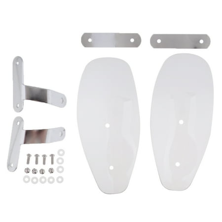 Motorcycle Bike Handlebar Hand Guard Shield Wind Deflector Protector ...