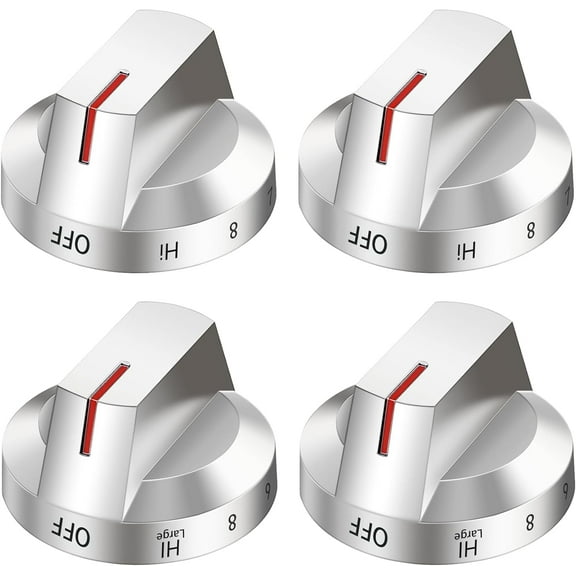 5-Pack Samsung Gas Stove Burner Control Knob Replacement DG64-00473A ...