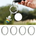 20pcs 20mm/25mm/30mm Split Key Rings Keychain Making Supplies for Home ...