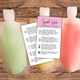 Squish Squeezable Wax Care Instruction Cards 50 pk 2x3.5 Client Warning ...