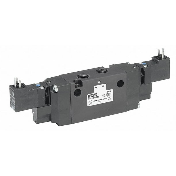 Parker Solenoid Air Control,1/4",120VAC B551BB553C - Walmart.com